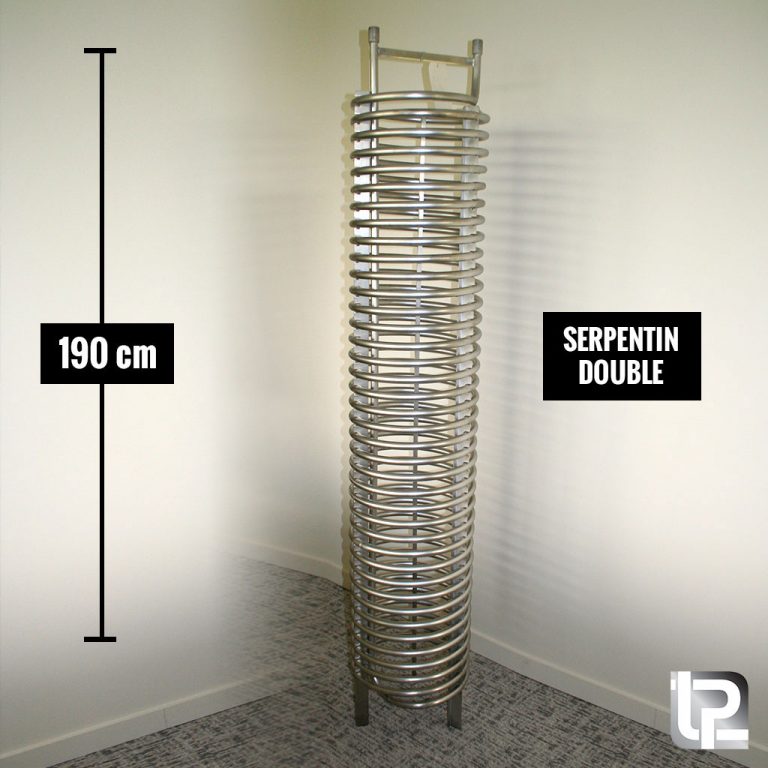 Serpentin inox 5,0 m² - LAMOUROUX SHOP - Matériel et pièces détachées